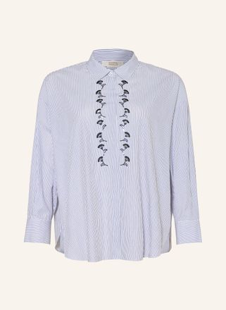 Marina Rinaldi Marina Rinaldi Hemdbluse Mrsbalta Mit Pailletten Und Schmucksteinen blau