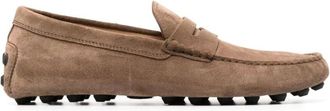 Tod's Homme, Chaussures, Gris, Taille: 44 EU Gommino Macro Mocassins
