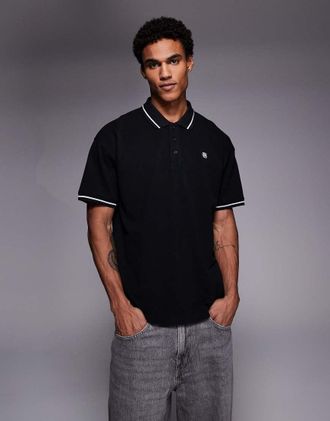 Good For Nothing Polo oversize coupe carr&eacute;e - Noir
