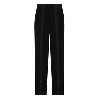 GCDS Hosen mit Knopfdetail - - Trousers - Damen - Schwarzk - XS