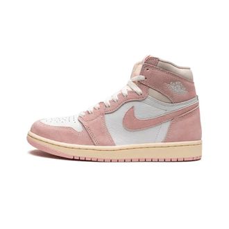 Nike Jordan Gewaschene Rosa Retro High OG Sneakers - - Sport - Damen - Rosa - 42 EU