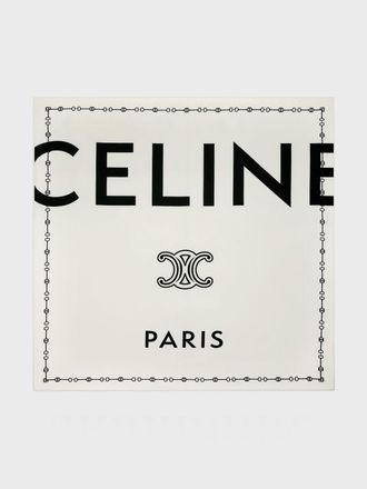 Celine Seidentuch Damen Farbe Wei&szlig;