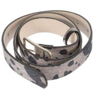 Milisten Ceinture en cuir avec motif de vache vintage, ceinture de cowgirl &agrave; la mode, r&eacute;glable pour pantalons en jean - Comme sur la montre 2., 100cm*2.9cm*1.2