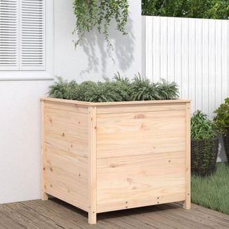 vidaXL Vidaxl - Jardini&egrave;re en bois de pin massif 82,5x82,5x78 cm - Espace id&eacute;al pour plantes et l&eacute;gumes - Assemblage requis