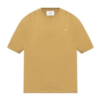 Ami Homme, Tops, Vert, Taille: XS T-shirt avec logo