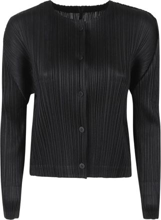 Issey Miyake Femme, Pulls, Noir, Taille: 46 FR Cardigan