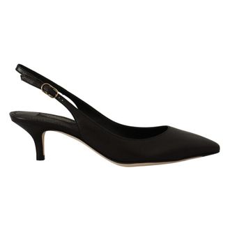 Dolce & Gabbana Slingback Pumps - - Shoes - Damen - Schwarzk - 37 EU