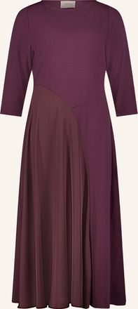 Cartoon Cartoon Kleid Im Materialmix Mit 3/4-Arm rot