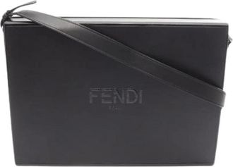 Fendi unisex, Pre-owned, Noir, Taille: ONE Size Sac Messenger Vintage Pre-owned