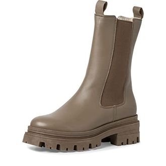 Tamaris Femme Bottines, Dame Bottines Chelsea,Semelle int&eacute;rieure Amovible,Demi-Bottes,Bottines,Bottes de Glisse,Haute,Sage,41 EU