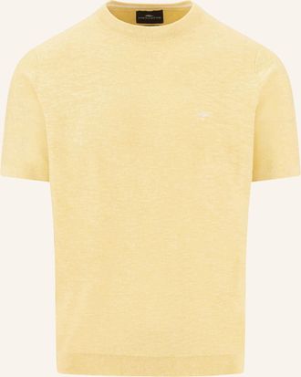 Fynch-Hatton Fynch-Hatton Strickshirt gelb