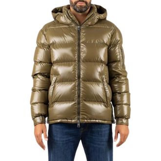 Herno Doudoune &agrave; effet brillant - Homme - Vestes - Vert - Taille: XL