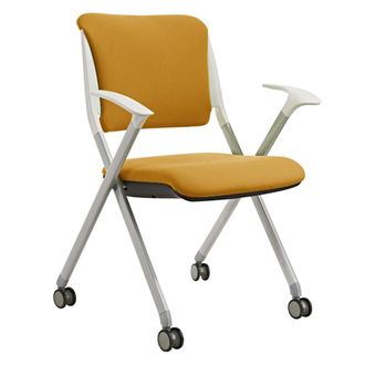 Generic Hochlehner-Schreibtischstuhl,Faltbarer B&uuml;rostuhl Rollen,ergonomische Netzr&uuml;ckenlehne,stapelbarer Konferenzraumstuhl,G&auml;steempfangsstuhl Zuhause,B&uuml;ro,Pa