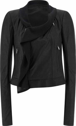 Rick Owens Lederjacke - Schwarz