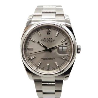 Rolex Pre-owned Datejust Edelstahl Uhr 116200 - - Pre-owned - Herren - Grau - ONE SIZE