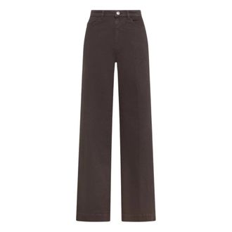 Seventy High-Waist Wide-Leg Jeans - - Jeans - Damen - Braun - M