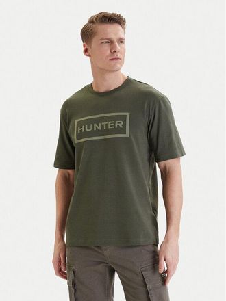 Hunter T-Shirt W126-HRMTS-1004-28X Gr&uuml;n Regular Fit