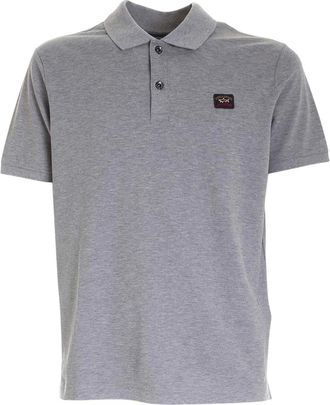 Paul & Shark Homme, Tops, Gris, Taille: XL Polo en Piqu&eacute; de Coton