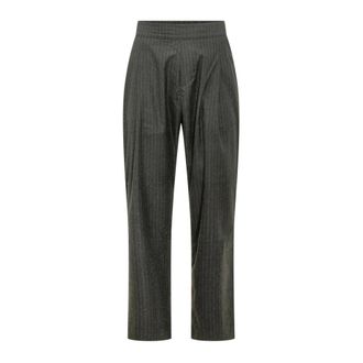 A Paper Kid Nadelstreifen Hose - - Trousers - Herren - Grau - L