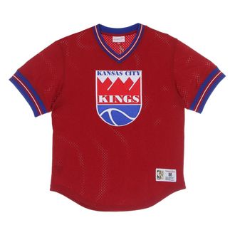 Mitchell & Ness NBA Unbesiegbar Mesh V-Ausschnitt Jacke - - Sport - Herren - Mehrfarbig - XL