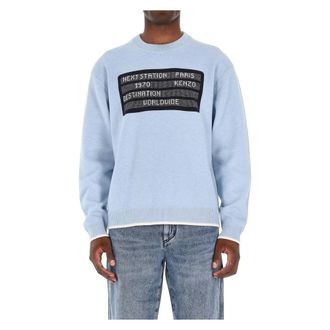 Kenzo Blaue City Jumper Pullover - - Knitwear - Herren - Blau - XL
