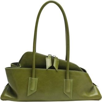 The Attico Femme, Sacs, Vert, Taille: ONE Size La Passeggiata Petit Sac &agrave; Poign&eacute;e Sup&eacute;rieure