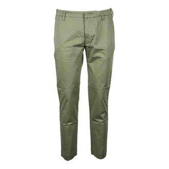 Entre Amis Homme, Pantalons, Vert, Taille: W36 Pantalon en coton et élasthanne