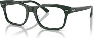 Ray-Ban Burbank Optics Gr&uuml;n Fassung Klar Glas Polarisiert 54-19