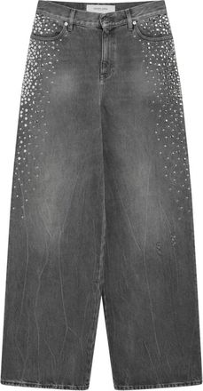 Golden Goose Femme, Jeans, Gris, Taille: W26 Jeans larges &agrave; clous