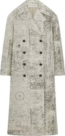Dior Femme, Manteaux, Beige, Taille: 36 FR Barocco Coat