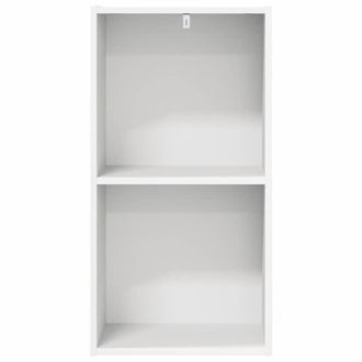 Generic Aufbewahrungs-B&uuml;cherregal, Vertikaler Offener Regal-Organizer, B&uuml;cherregal aus Holzwerkstoff f&uuml;r Wohnzimmer, Schlafzimmer, B&uuml;ro (Wei&szlig; 00)