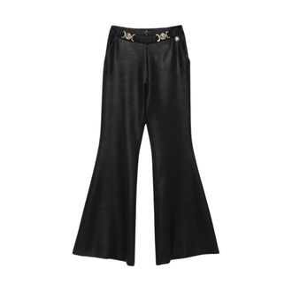 BABYLON Pantalon large - Femme - Pantalons - Noir - Taille: 48 FR