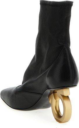 Ferragamo Adhar Ankle Boot - Black