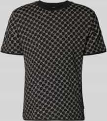 Joop T-Shirt mit Logo-Muster und Rundhalsausschnitt