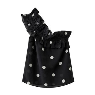 Copenhagen Muse Top ohne &Auml;rmel Cmfie - - Tops - Damen - Schwarzk - L