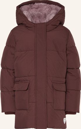 s.Oliver S.Oliver Red Steppmantel Mit Kunstfell rot