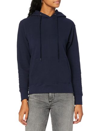 Fruit Of The Loom Damen Kapuzenpullover Classic, Blau (Deepnavy Az), XXL