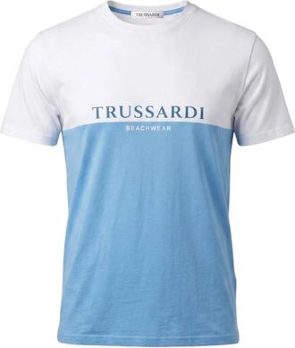 Trussardi Beachwear T-Shirt - - Tops - Herren - Blau - XL