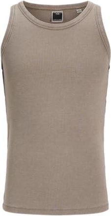 Jack & Jones Tank Top Débardeur Jcoconcrete Washed Rib, Desert Taupe, XXL Hommes