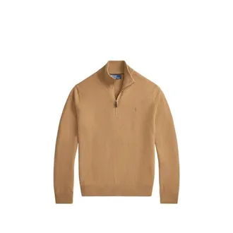Polo Ralph Lauren Pull col zipp&eacute; en laine