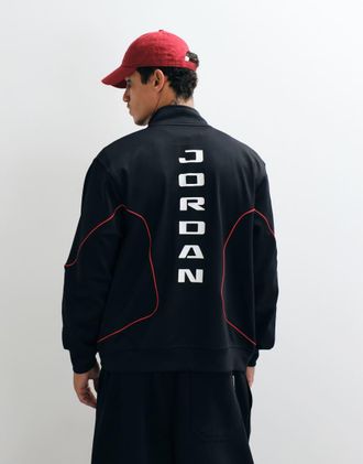 Nike Jordan veste de surv&ecirc;tement zipp&eacute;e int&eacute;grale &agrave; logo Jumpman noire