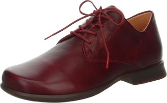 Think Damen Pensa chromfrei gegerbte nachhaltige Schnürhalbschuhe, 5000 Rosso, 42 EU