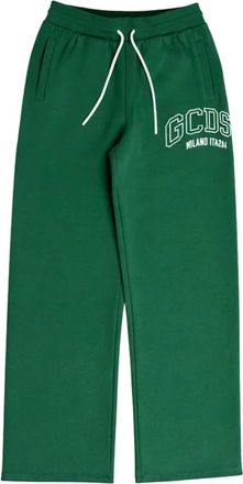 GCDS Gcds, Femme, Pantalons, Vert, Taille: 42 FR Pantalons