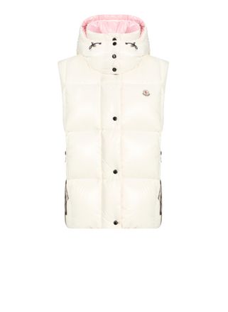 Moncler &Auml;rmellose Daunenjacke - Beige