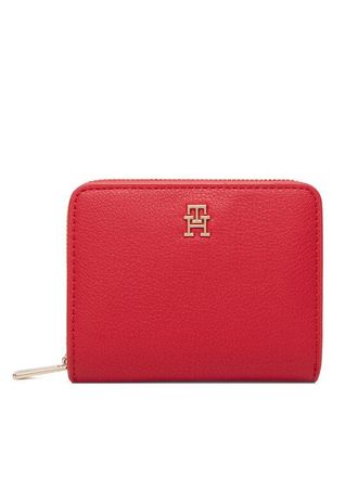 Tommy Hilfiger Geldb&ouml;rse Th Icon Med Za W/Flap AW0AW18475 Rot