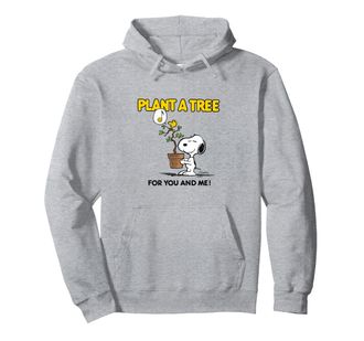 Peanuts Earth Day Snoopy Pflanze einen Baum f&uuml;r dich und mich Pullover Hoodie