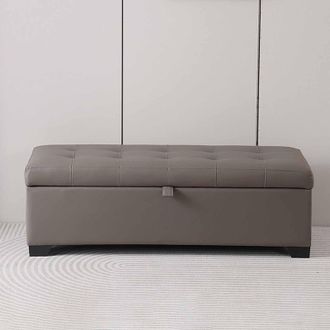 Generic Aufbewahrungsbank Mit Aufklappbarem Deckel, Schuhbank Mit Kissen Und Verstecktem Fach for Eingangsbereich, Wohnzimmer, Schlafzimmer - 60 X 40 X 40 cm(