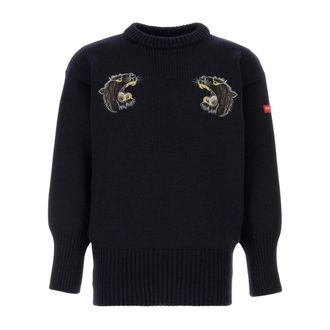 Junya Watanabe Wpn901W25 Wollpullover - - Knitwear - Herren - Blau - L