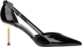 Ninalilou Escarpins &agrave; talon chrom&eacute; Helen 7-5 cm - Femme - Chaussures - Noir - Taille: 36 EU