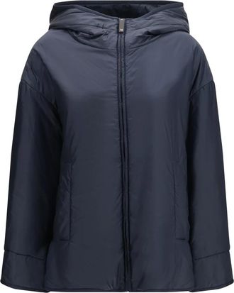 Max Mara The Cube Oversized Padded Jacket - Femme - Vestes - Bleu - Taille: 38 FR